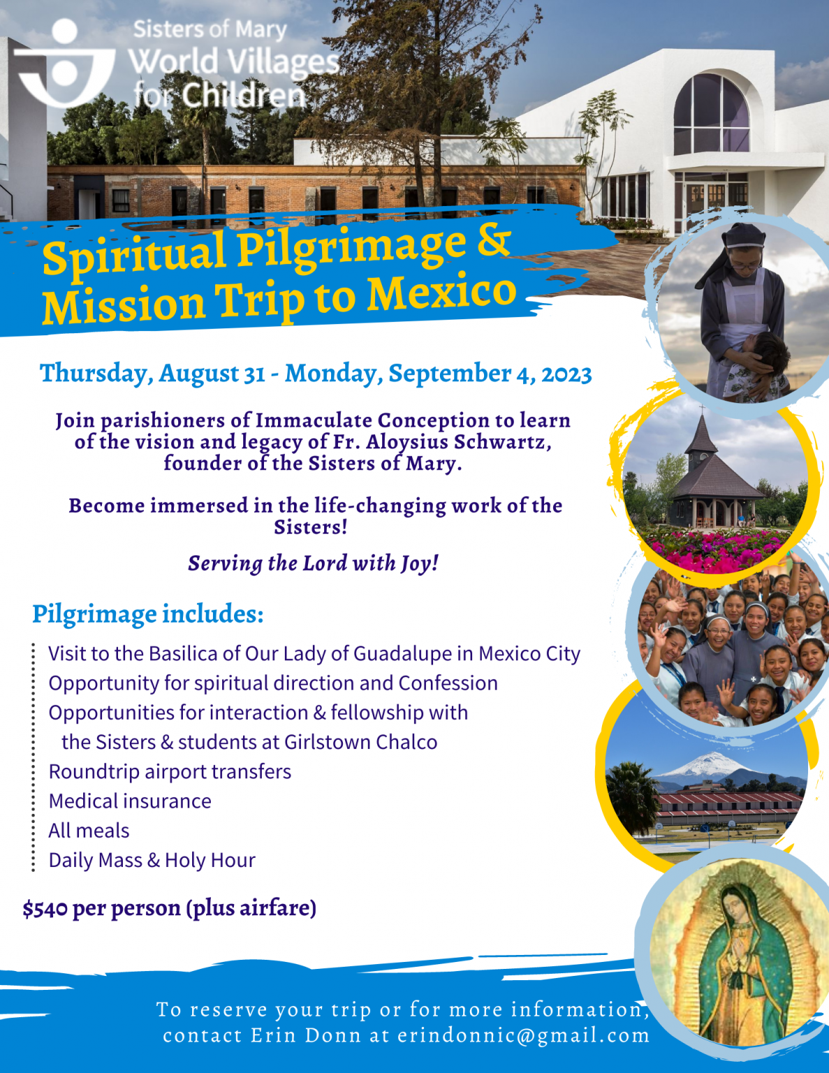 Mexico City Spiritual Pilgrimage & Mission Trip – Immaculate Conception ...
